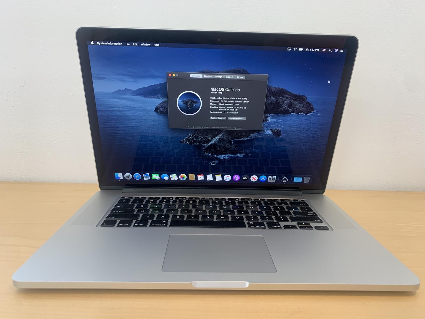 MacBook Pro 2014 (Retina) - 15" - Silver, 512GB, 16GB - LUBZ87486 - Swappa