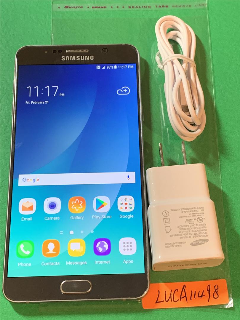 Samsung Galaxy Note 5 - Unlocked, Silver, 64GB, SM-N920W8 - LUCA11498 ...