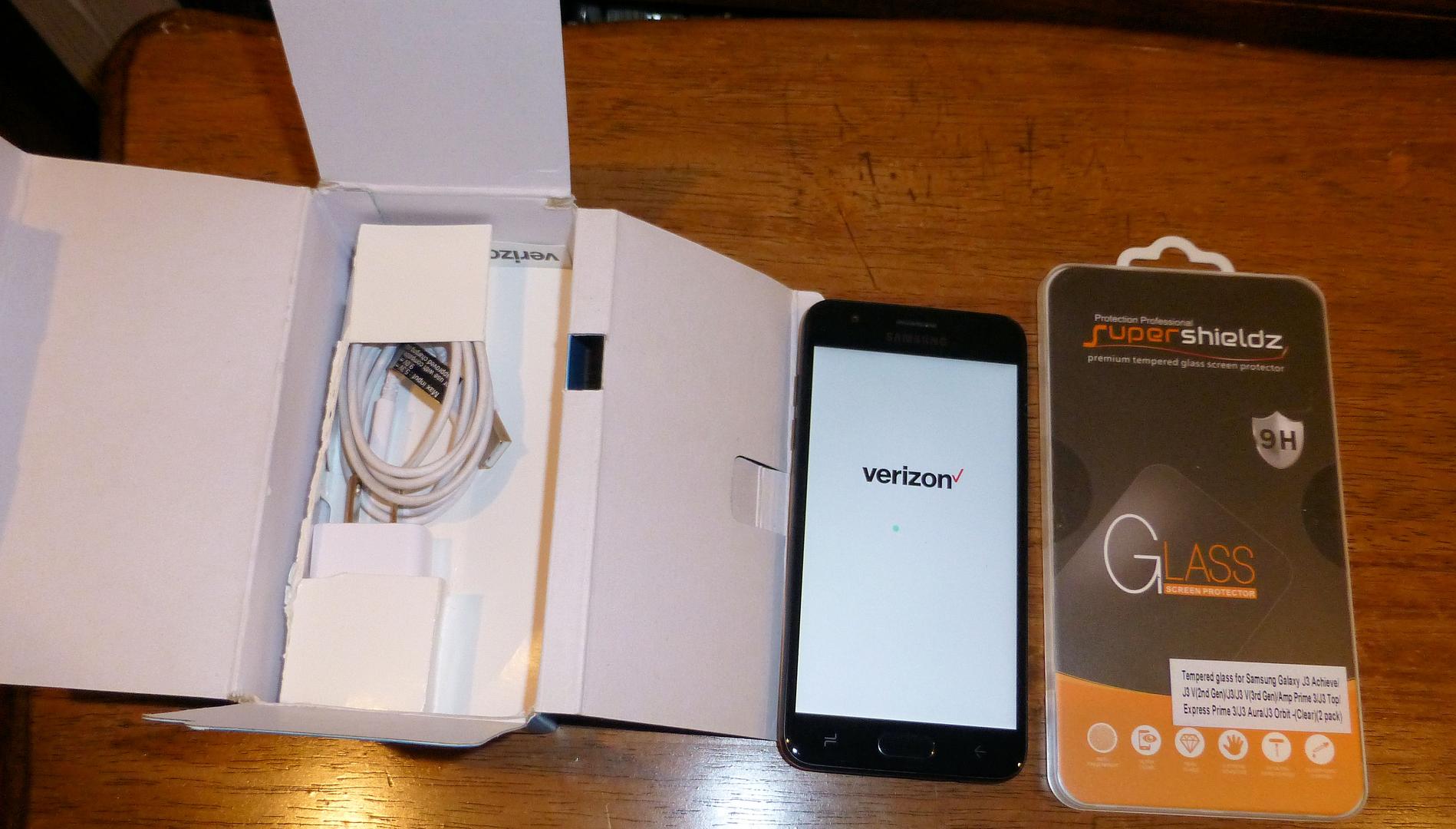 Samsung Galaxy J3 V 2018 - Verizon, Black, 16GB, SM-J337V - LUDA09954 ...