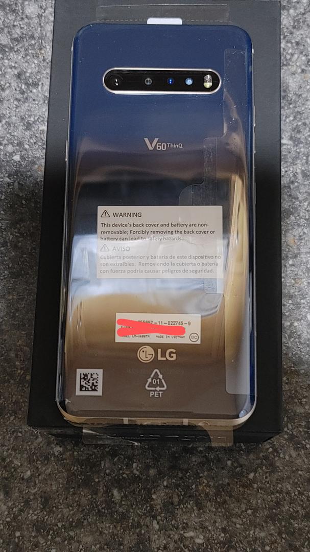 LG V60 ThinQ 5G - T-Mobile, Blue, 128GB, 8GB - LUDP07522 - Swappa