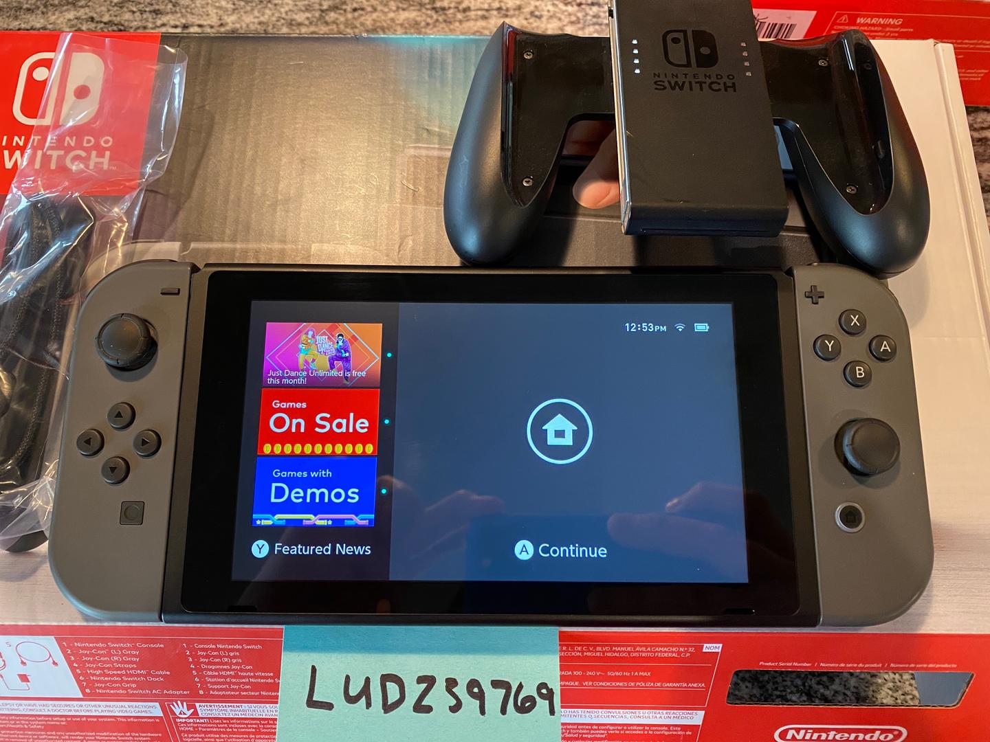 Nintendo Switch - Grey, 32GB - LUDZ39769 - Swappa