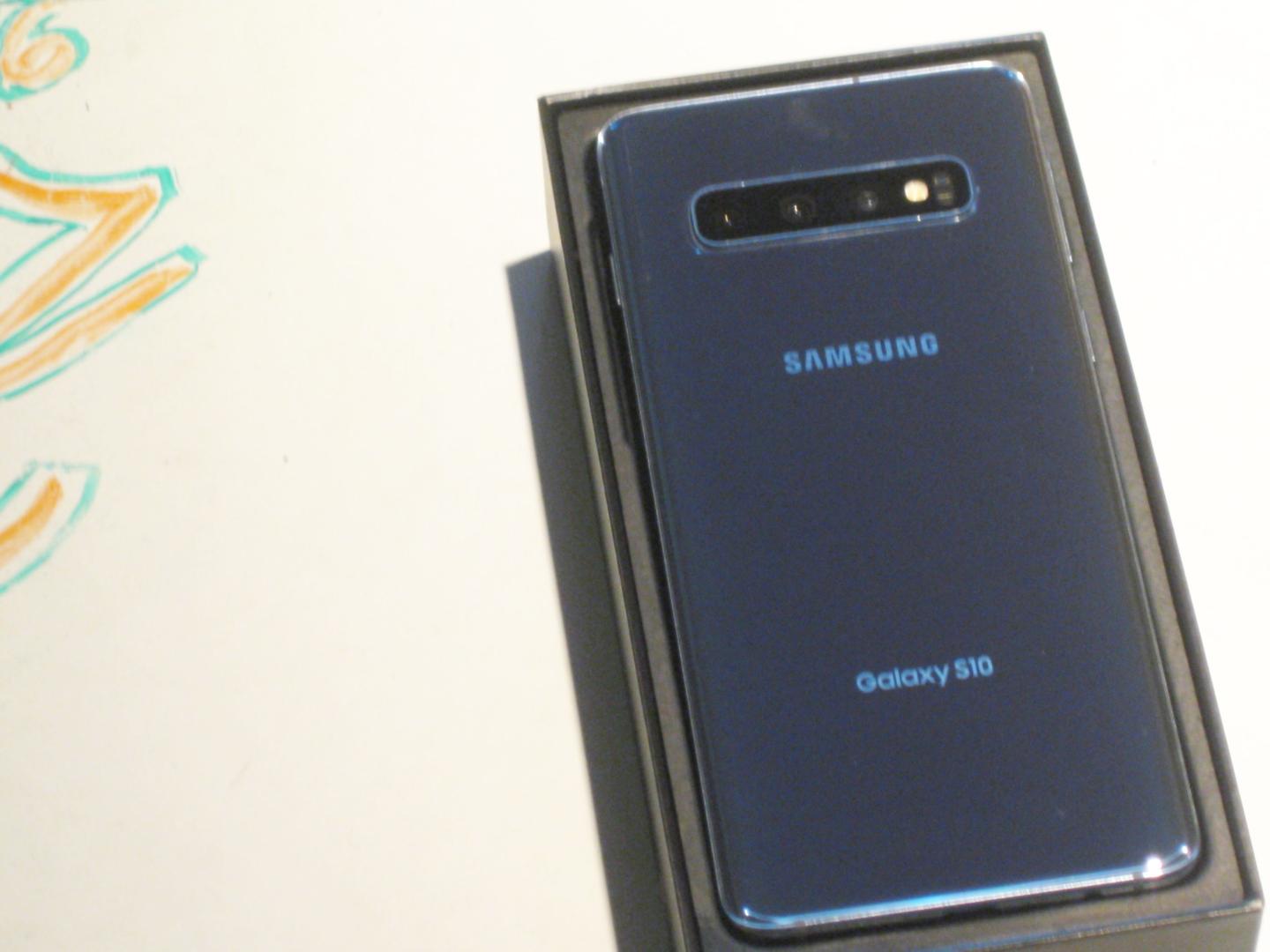 Samsung Galaxy S10 - Unlocked, Blue, 128GB, 8GB, SM-G973U1 - LUEG32942 ...