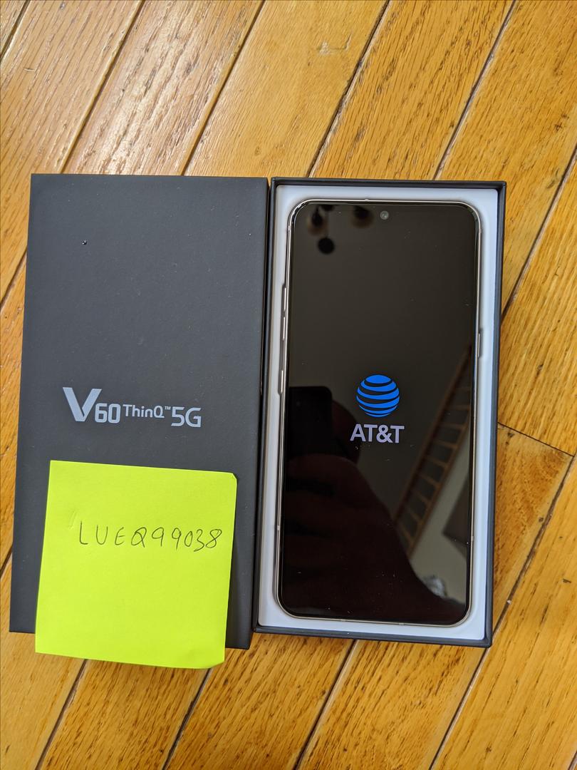 LG V60 ThinQ 5G - AT&T, Blue, 128GB, 8GB - LUEQ99038 - Swappa