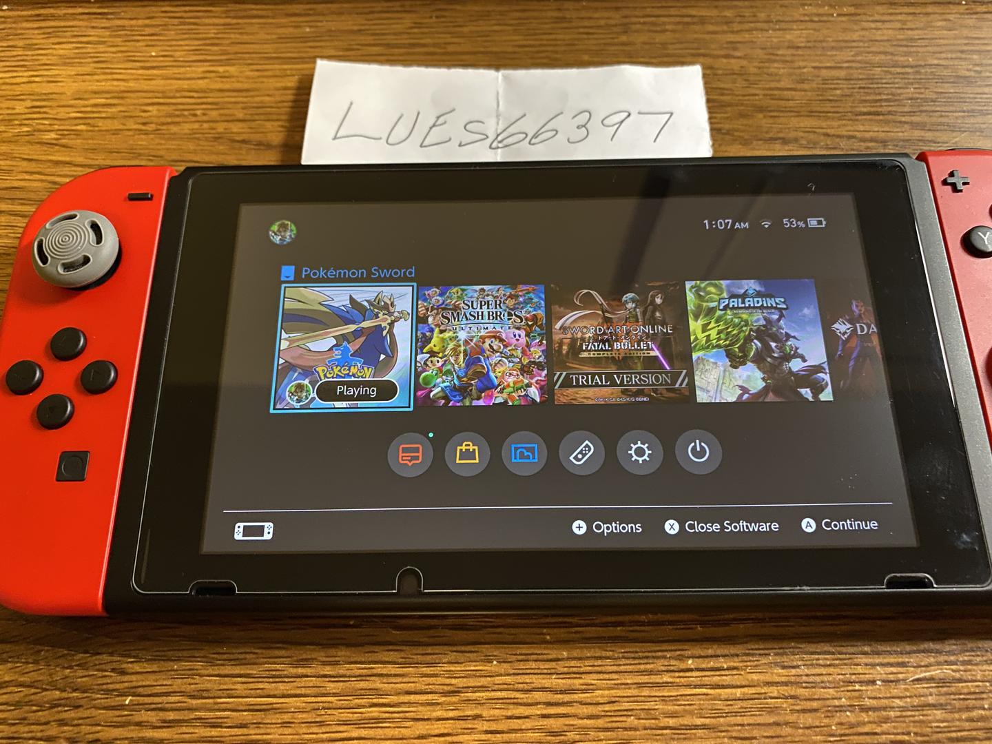 Nintendo Switch - Red, 32GB - LUES66397 - Swappa