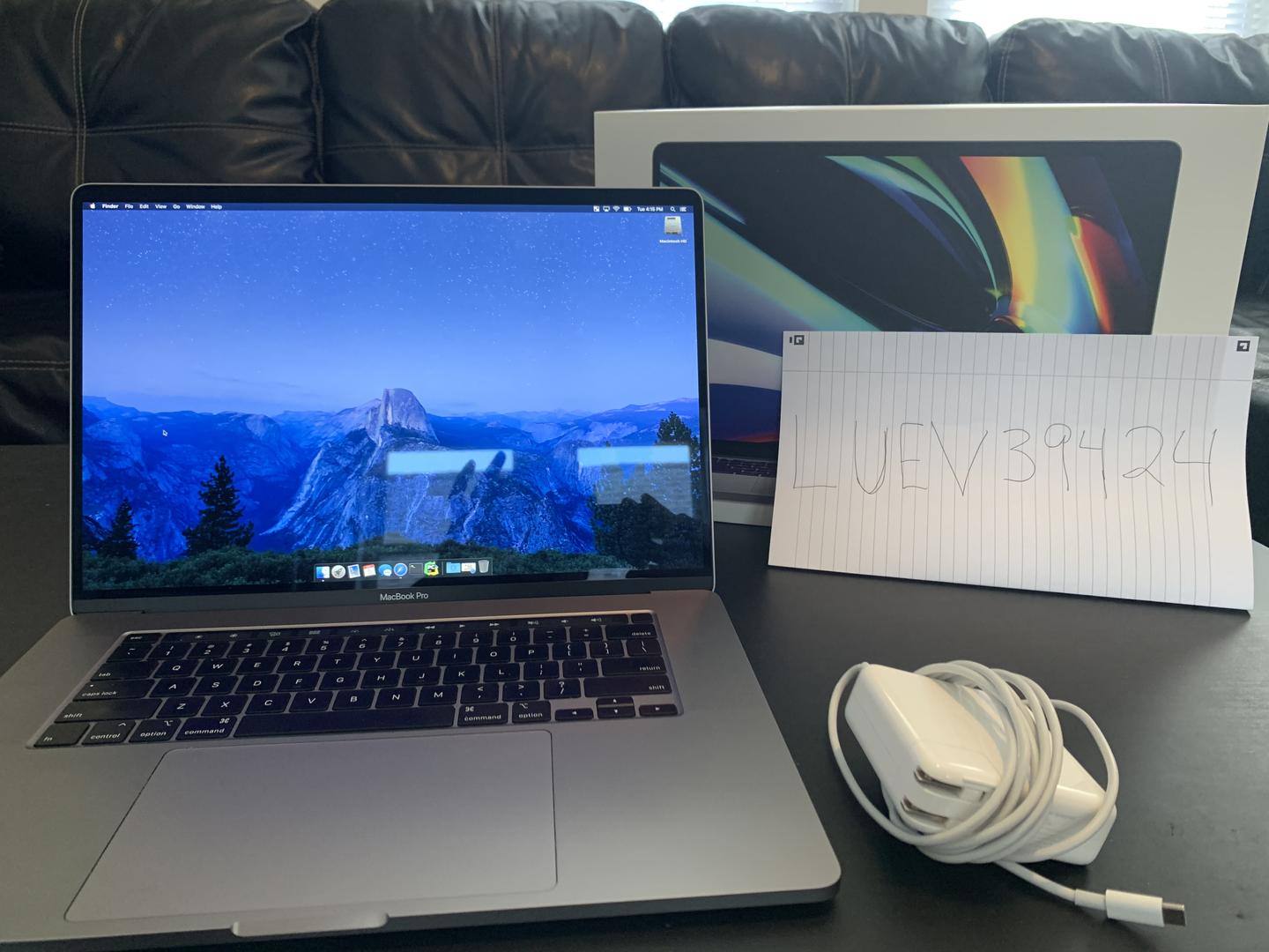 MacBook Pro 2019 - 16" - I7, Gray, 512GB, 16GB - LUEV39424 - Swappa