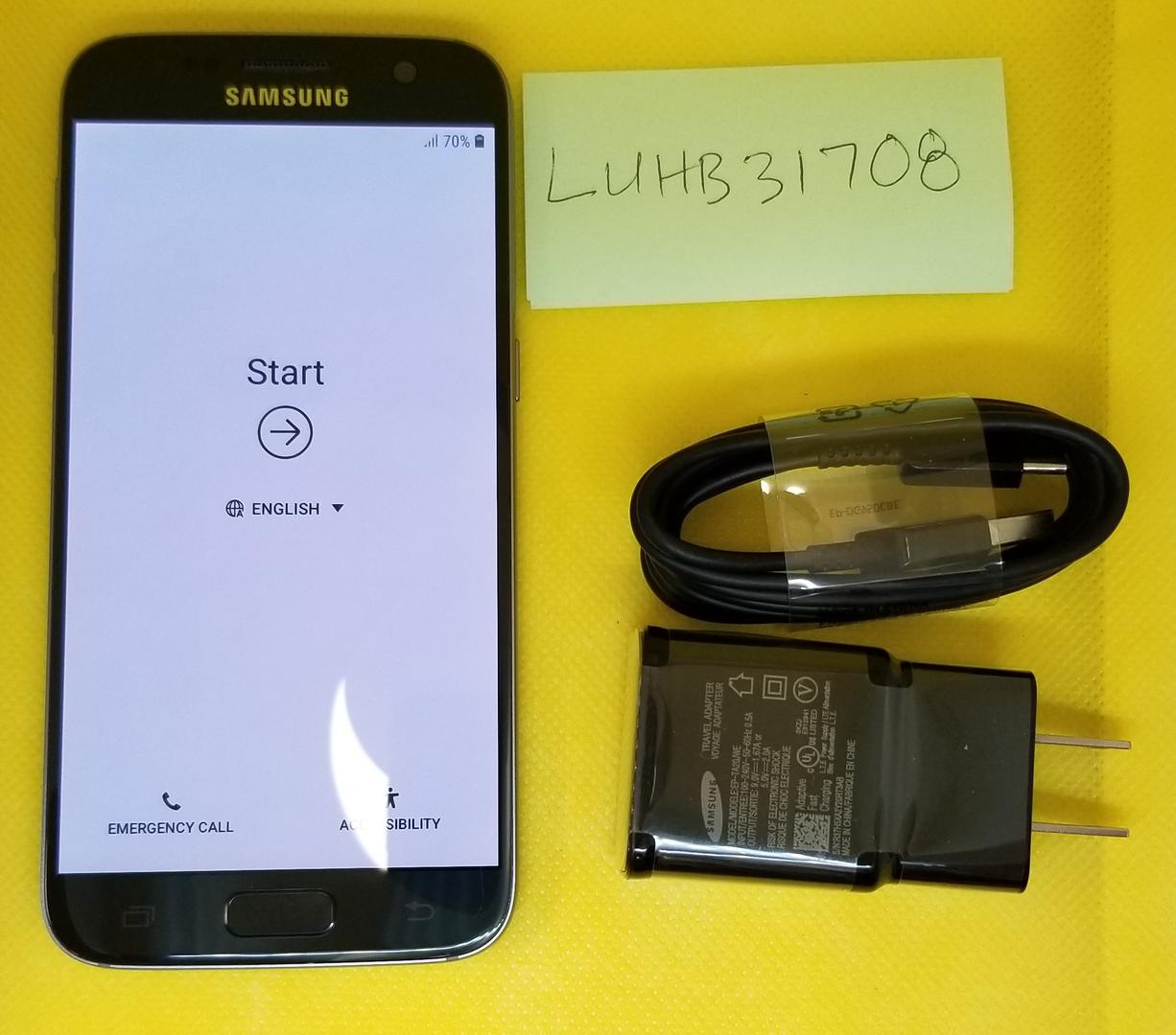 Samsung Galaxy S7 - Unlocked, Black, 32GB, SM-G930U - LUHB31708 - Swappa