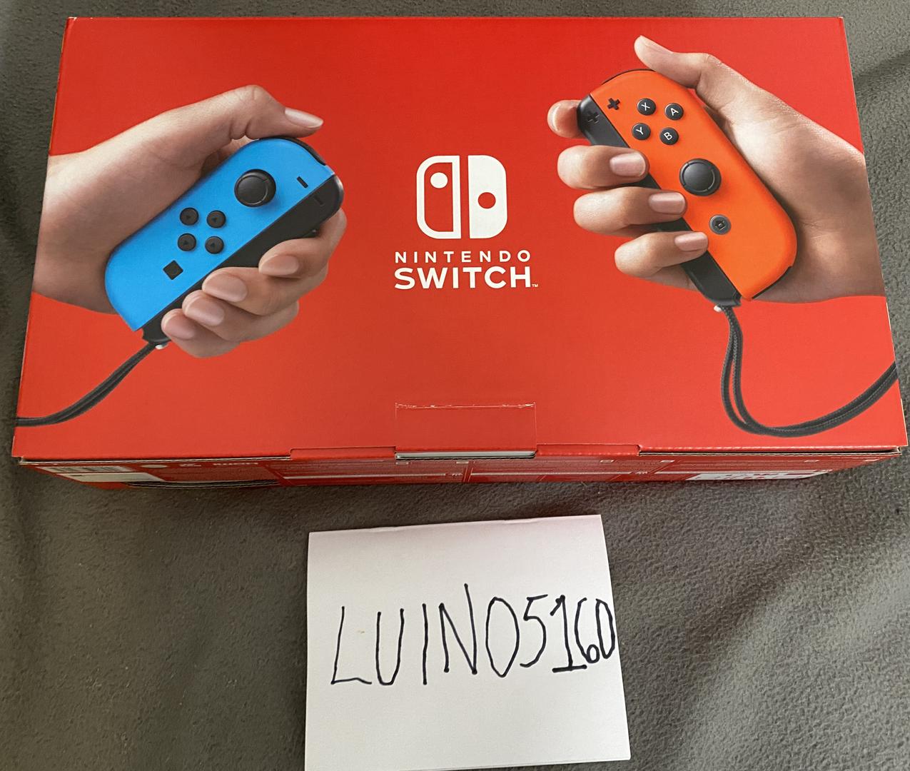 Nintendo Switch - Red & Blue, 32GB - LUIN05160 - Swappa