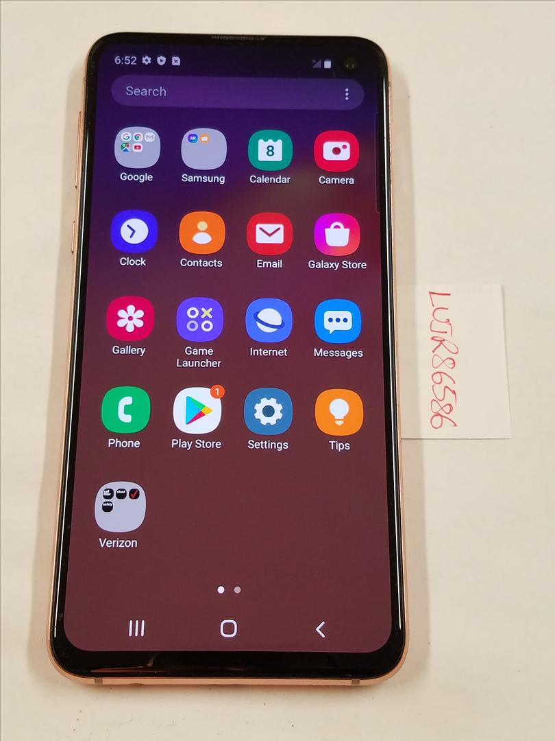 Samsung Galaxy S10e - Verizon, Pink, 128GB, 6GB, SM-G970U - LUJR86586 ...