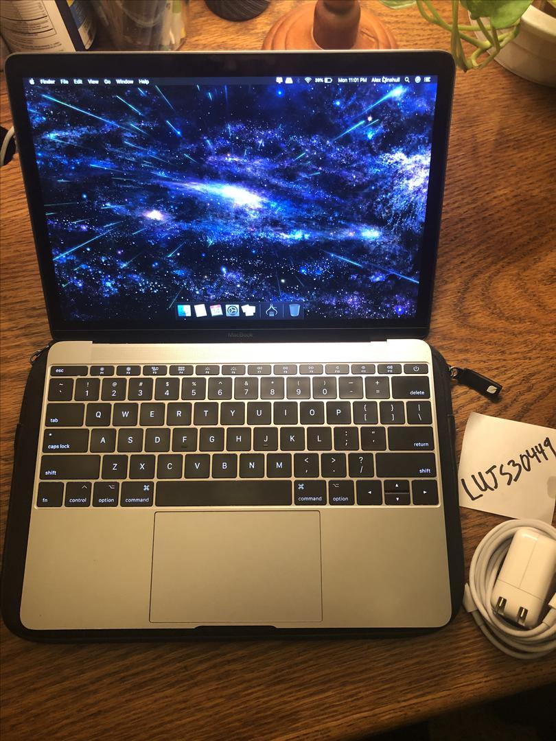 Macbook Retina 2017 - 12" - m3, Silver, 256GB, 8GB - LUJS30449 - Swappa