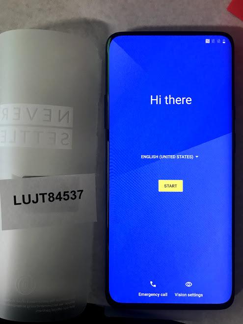 OnePlus 7 Pro - Unlocked, Blue, 256GB, 8GB, GM1917 - LUJT84537 - Swappa