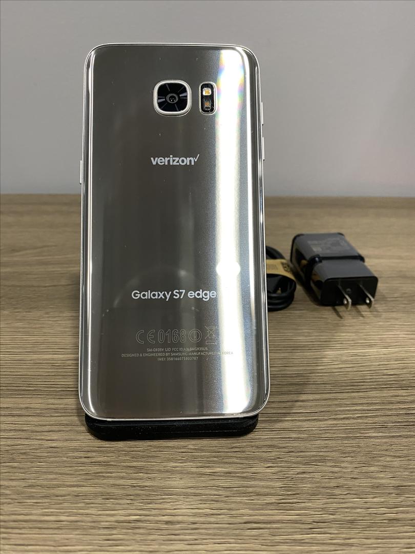 Samsung Galaxy S7 Edge - Verizon, Silver, 32GB, SM-G935V - LUJY25767 ...