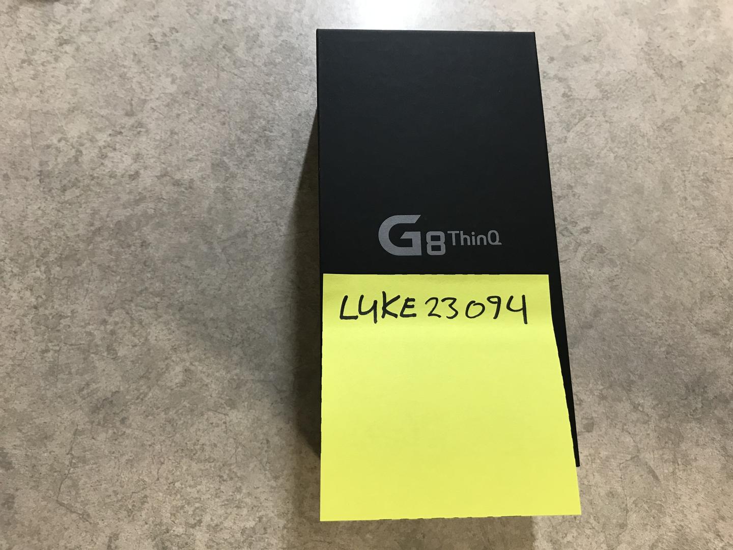 LG G8 ThinQ - Unlocked, Black, 128GB, 6GB, LM-G820UM - LUKE23094 - Swappa