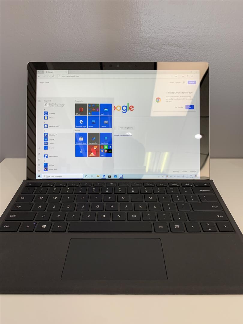 Microsoft Surface Pro 7 - I5, Platinum, 128GB, 8GB - LULB40789 - Swappa