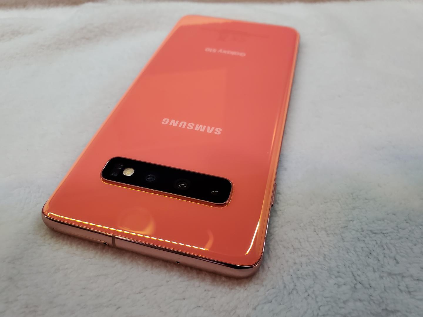 Samsung Galaxy S10 - Unlocked, 512GB, Pink, 8GB, SM-G973U1 - LULK48900 ...