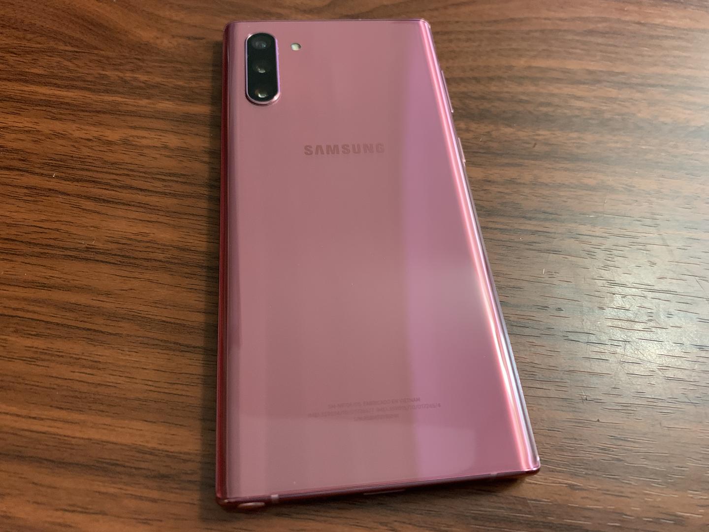 Samsung Galaxy Note 10 - Unlocked Non-US, Pink, 256GB, 8GB, SM-N970F/DS, Duos - LULR91992 - Swappa