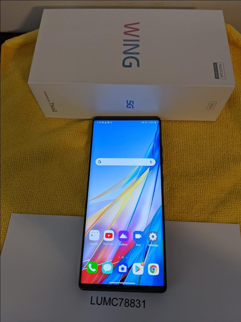 LG Wing - Unlocked, Gray, 128GB, 8GB, LM-F100N - LUMC78831 - Swappa