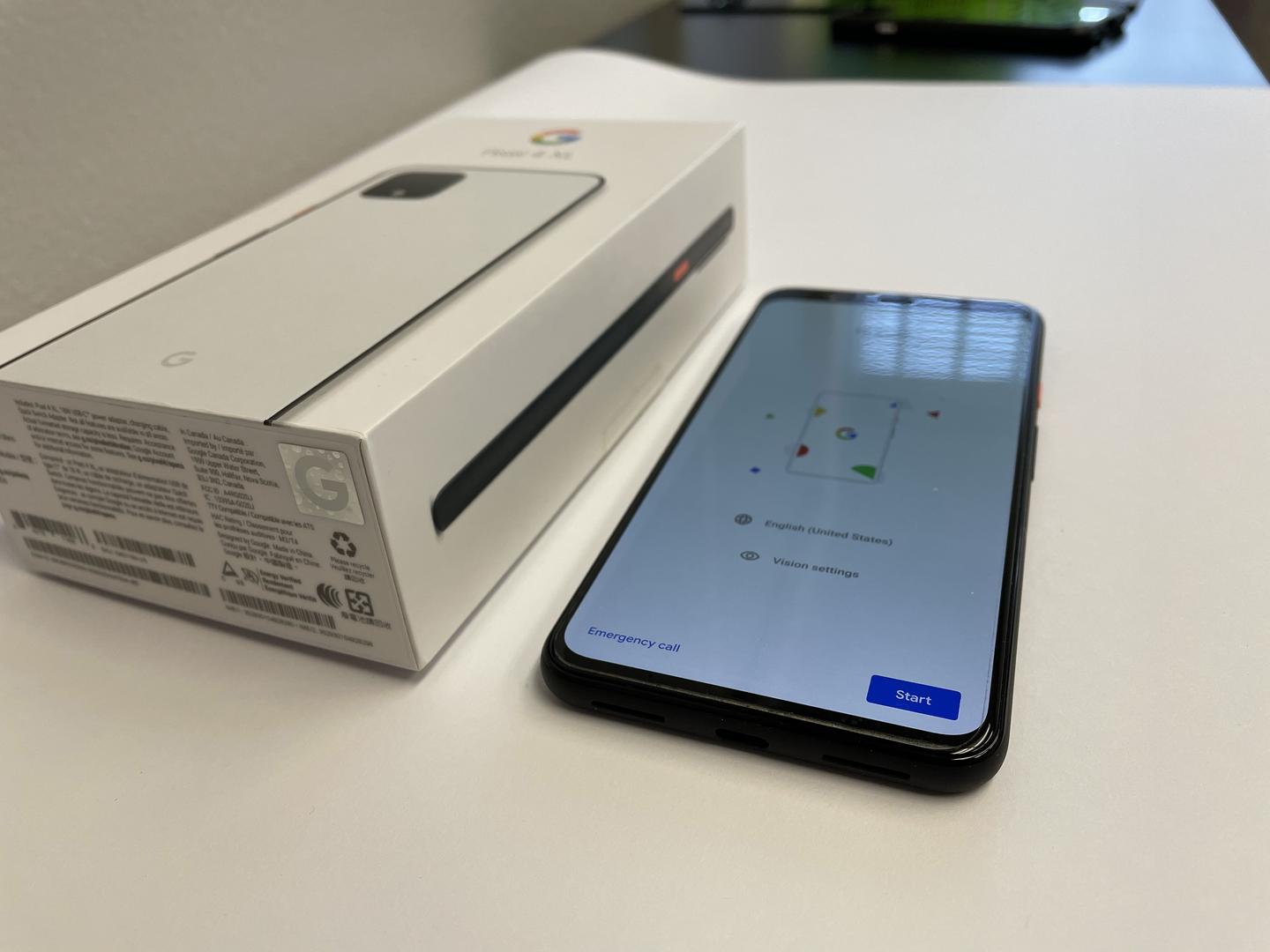 Google Pixel 4 XL - Unlocked, White, 128GB, 6GB, G020J, Google Edition ...