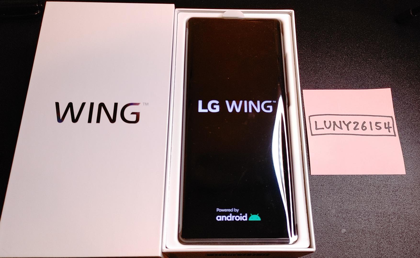LG Wing - Verizon, Gray, 256GB, 8GB, LM-F100V - LUNY26154 - Swappa