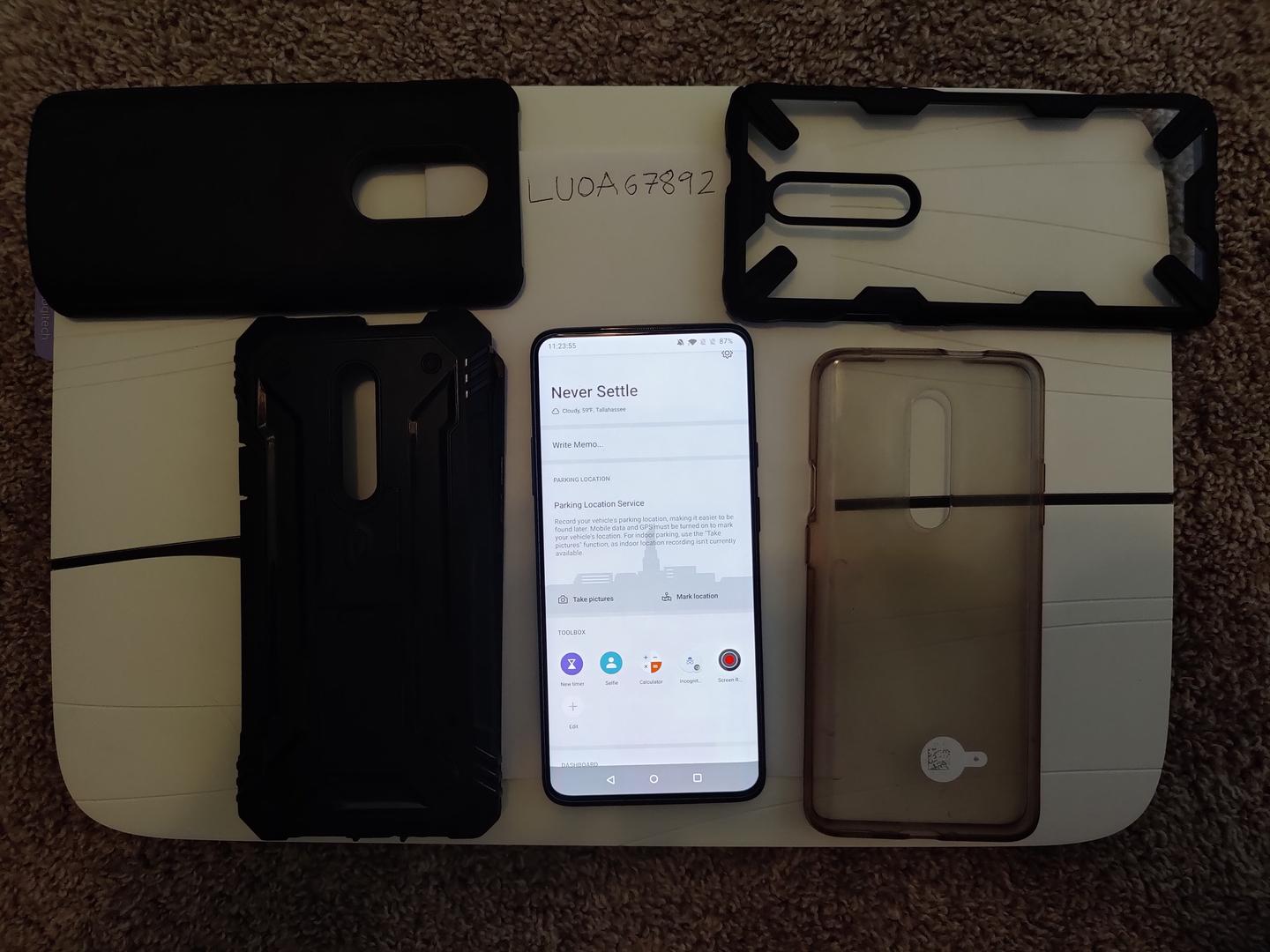 OnePlus 7 Pro - Unlocked, Blue, 256GB, 12GB, GM1917 - LUOA67892 - Swappa