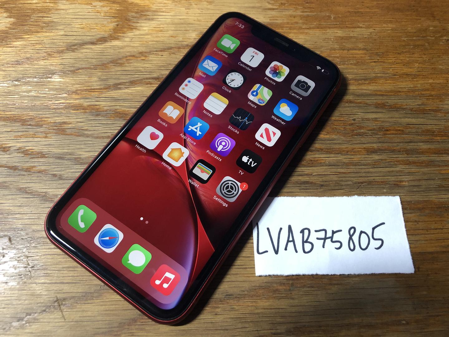 Apple iPhone Xr - Unlocked, Red, 64GB, A1984 - LVAB75805 - Swappa