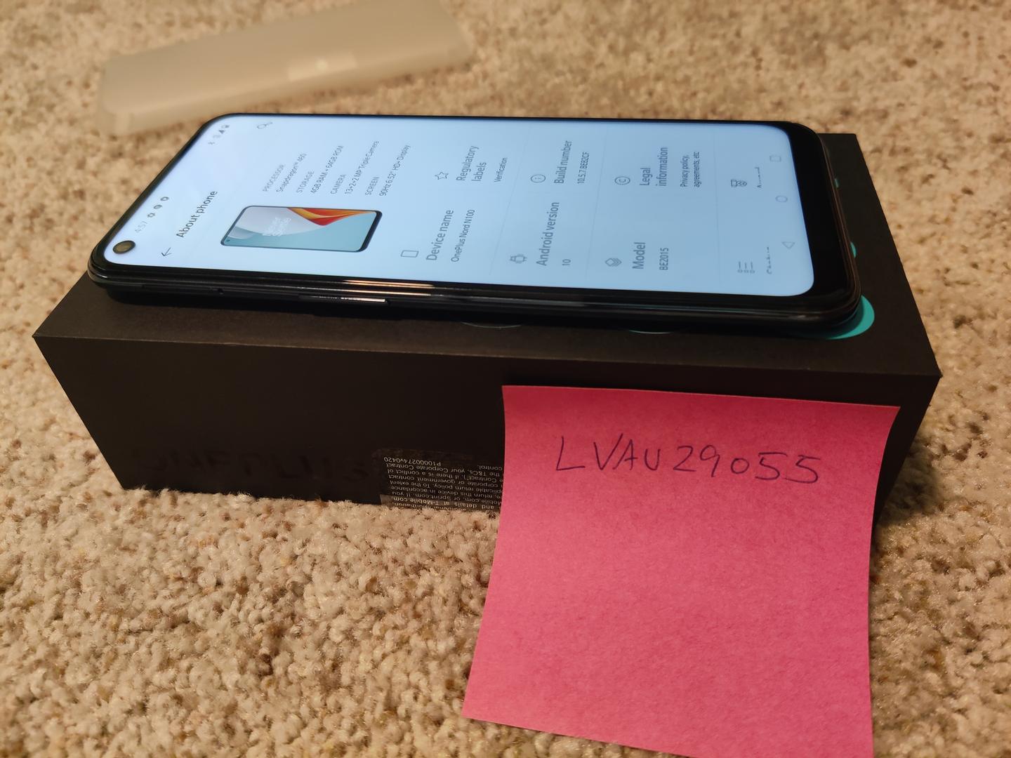 OnePlus Nord N100 - Metro by T-Mobile, Gray, 64GB, 4GB, BE2015 ...