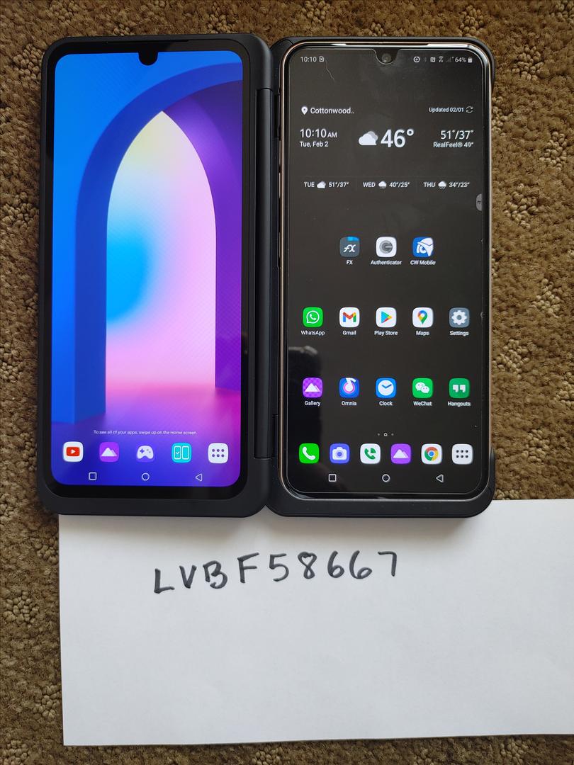 LG V60 ThinQ 5G - Verizon, Blue, 128GB, 8GB - LVBF58667 - Swappa