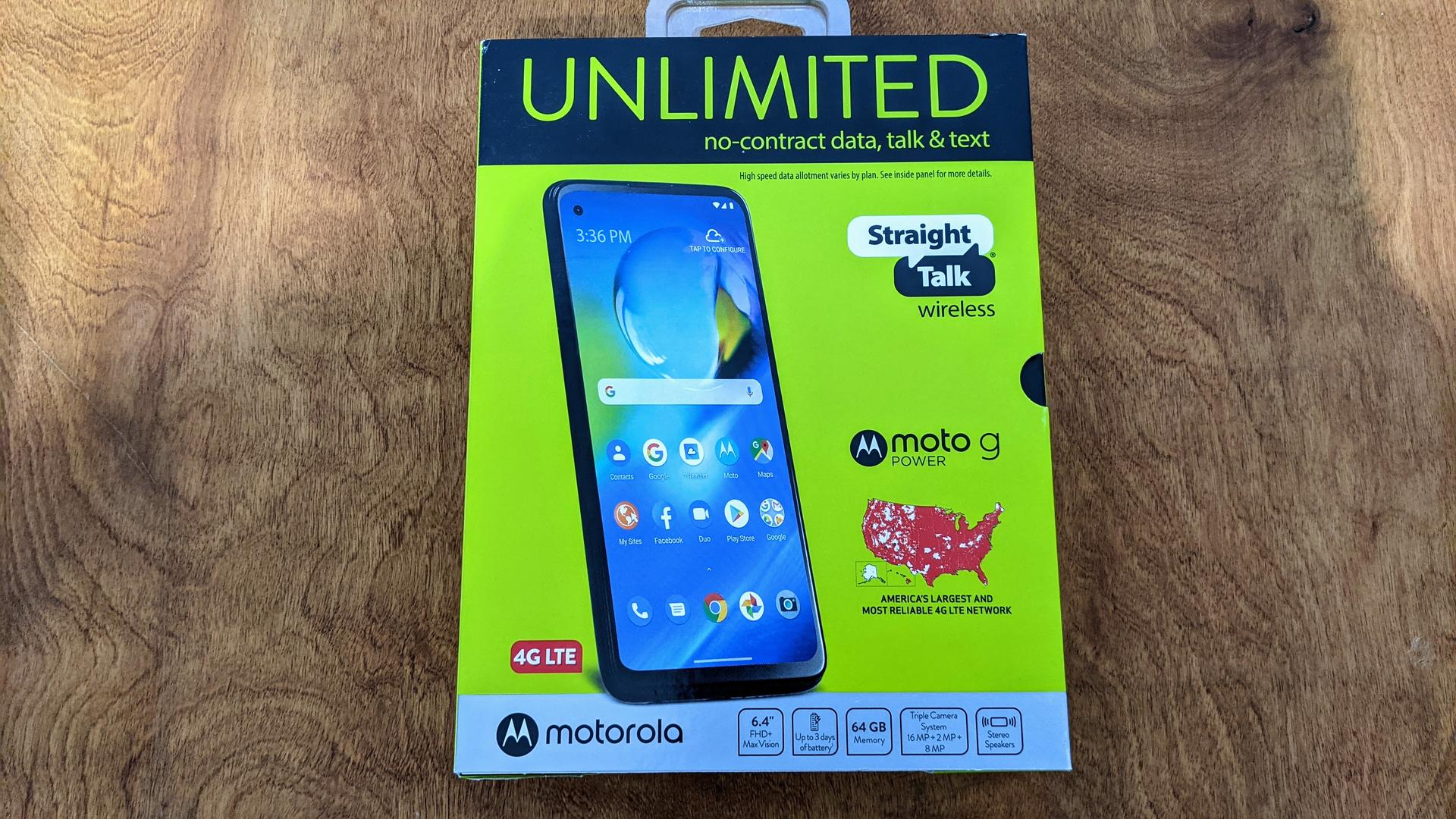 Moto G Power (2020) - TracFone, Black, 64GB, 4GB, XT2041DL - LVBM56440 ...