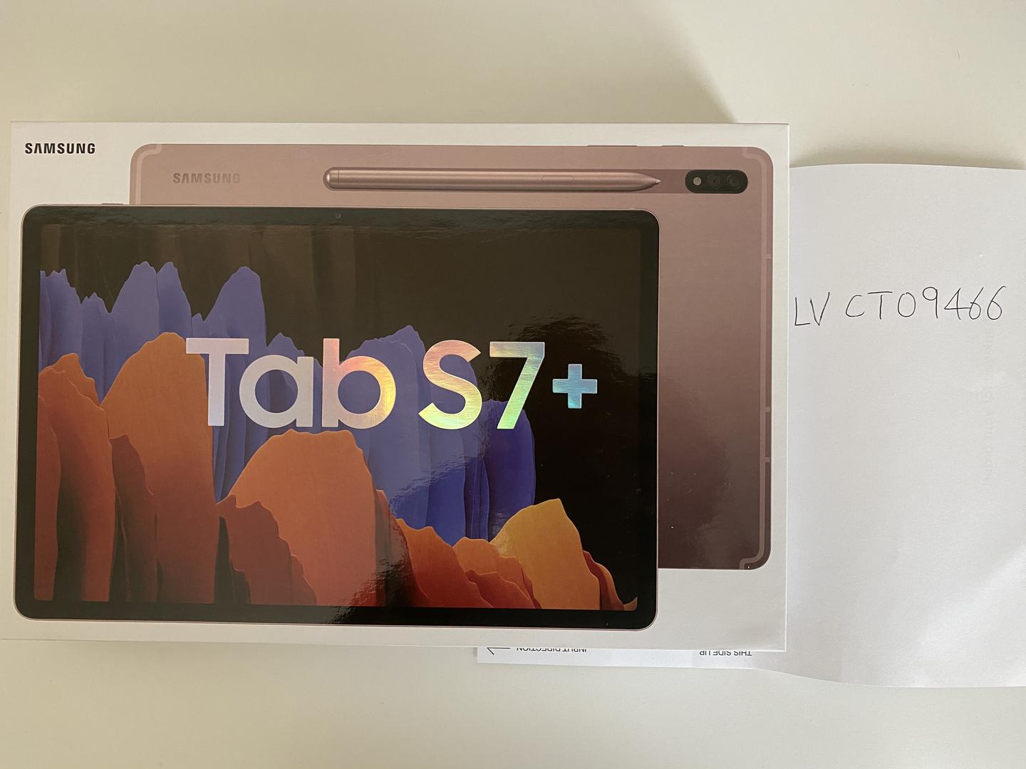 Samsung Galaxy Tab S7 Plus - Wi-Fi, Mystic Bronze, 512GB, 8GB, SM-T970 ...