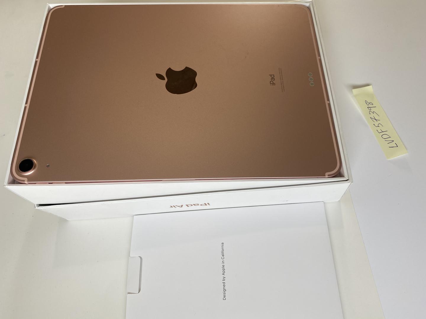 Apple iPad Air 4th Gen - Unlocked, Rose Gold, 64GB, A2324 - LVDF57398 ...