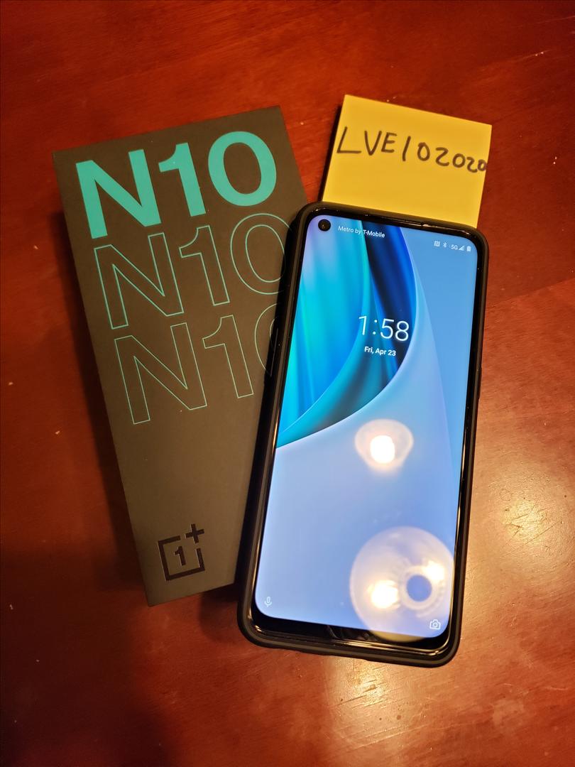 OnePlus Nord N10 5G - Metro by T-Mobile, Midnight Ice, 128GB, 6GB ...