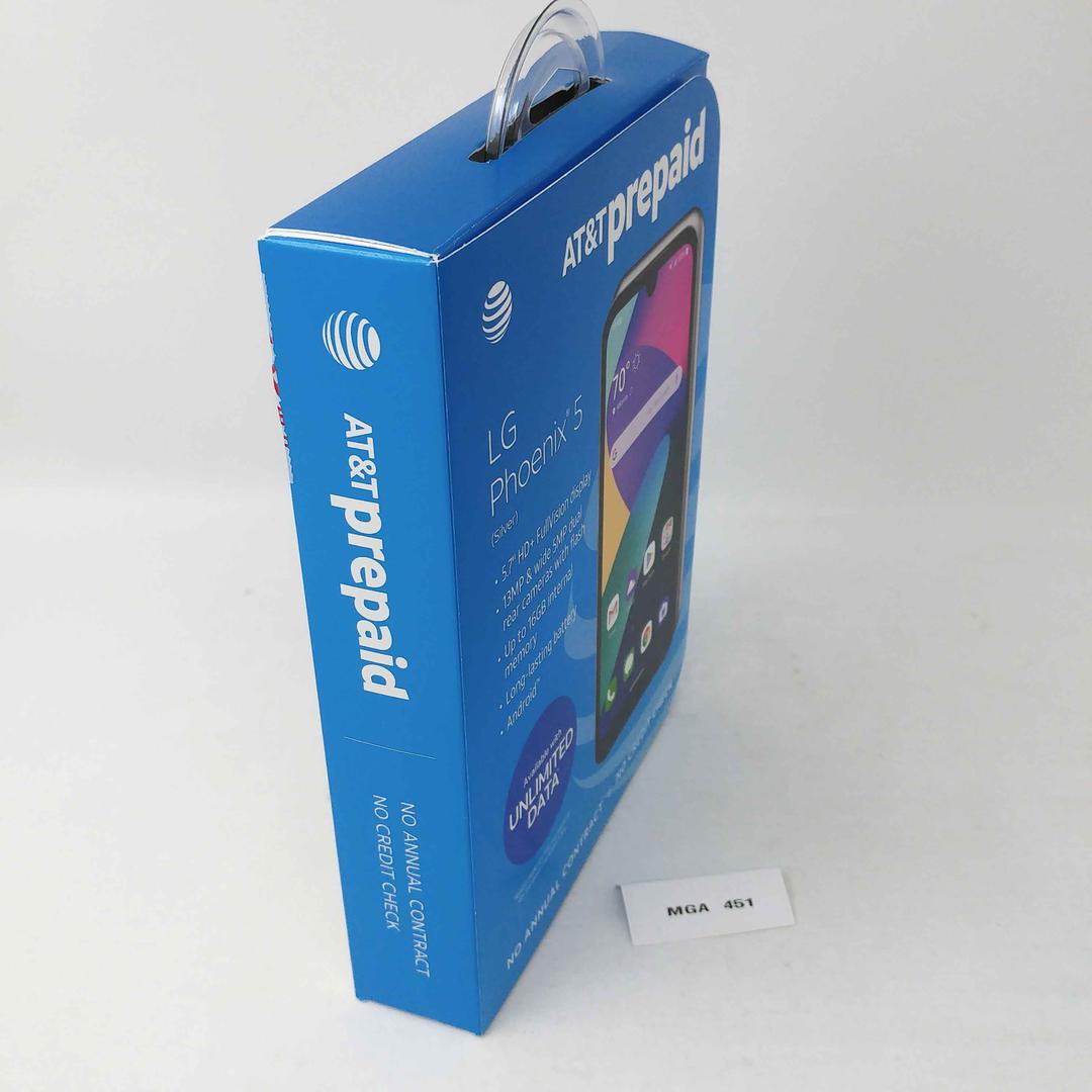 LG Phoenix 5 - AT&T, Silver, 16GB, 2GB, Prepaid - LVFH60287 - Swappa