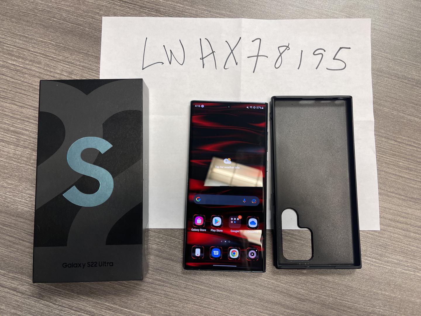 Samsung Galaxy S22 Ultra - Unlocked, Green, 256GB, 12GB, SM-S908U1 ...