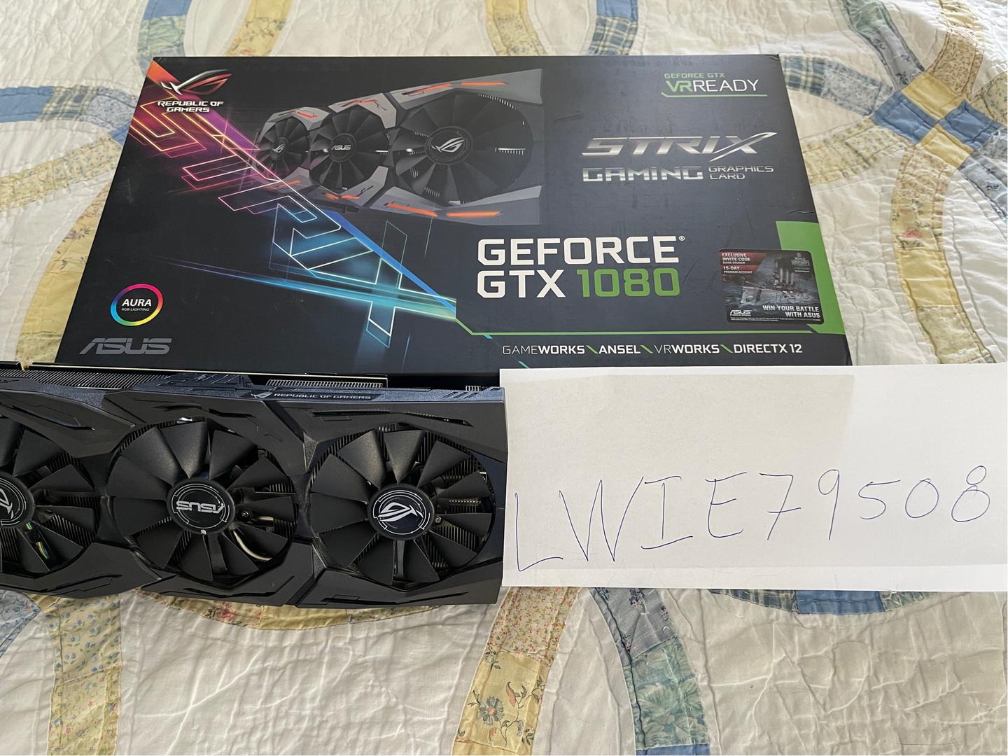 Asus GeForce GTX 1080 - STRIX-GTX1080-8G-GAMING, Strix Gaming ...