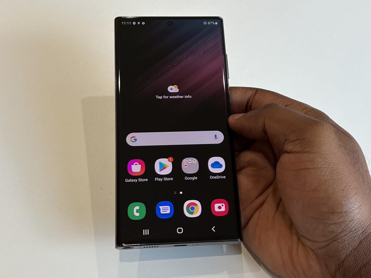 Samsung Galaxy S22 Ultra - Unlocked, Black, 128GB, 8GB, SM-S908U1 ...