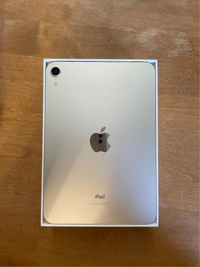 Apple iPad Mini 6th Gen - Wi-Fi, Starlight, 64GB, A2567 - LWIH35642 ...