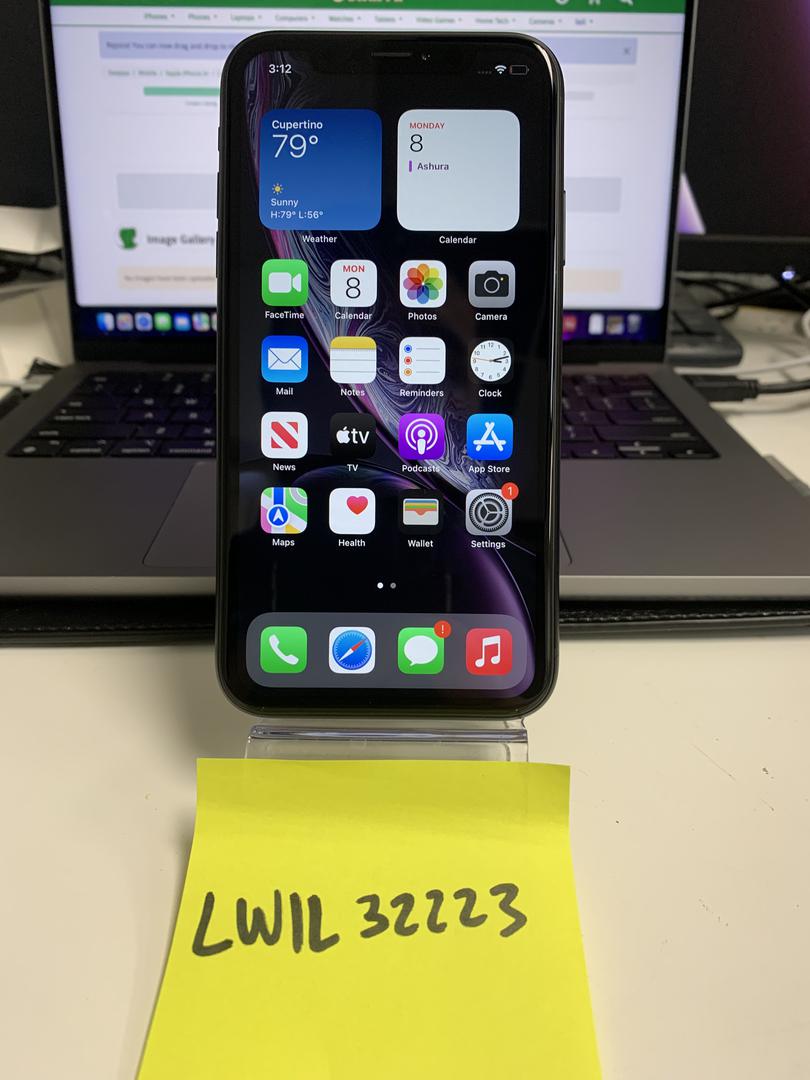 Apple iPhone Xr - Metro by T-Mobile, Black, 64GB, A1984 - LWIL32223 ...