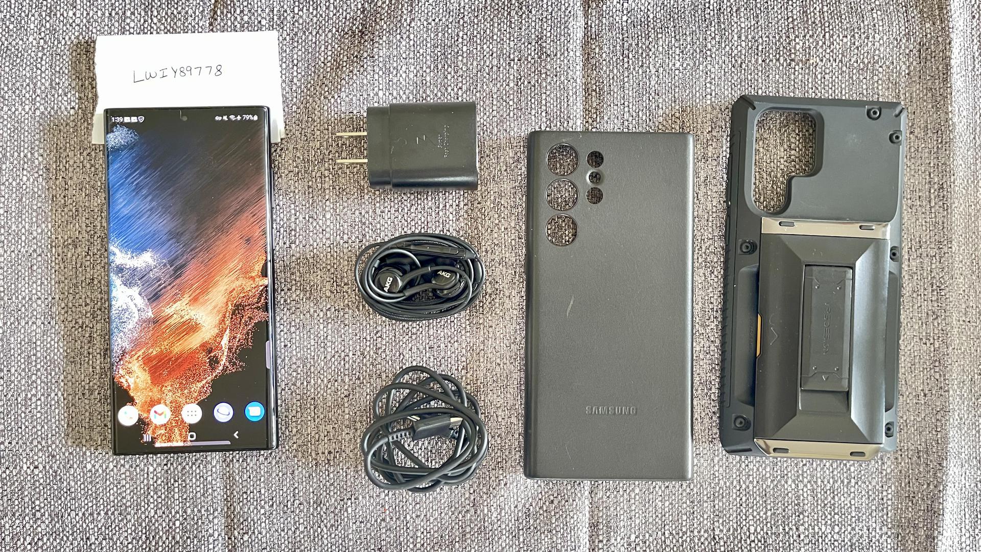 Samsung Galaxy S22 Ultra - Unlocked, Sky Blue, 256GB, 12GB, SM-S908U1 ...