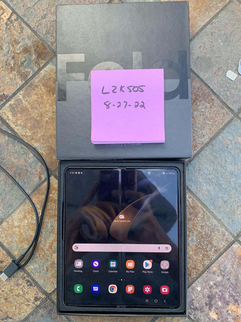 Samsung Galaxy Z Fold4 5G - AT&T, Gray, 256GB, 12GB, SM-F936U ...