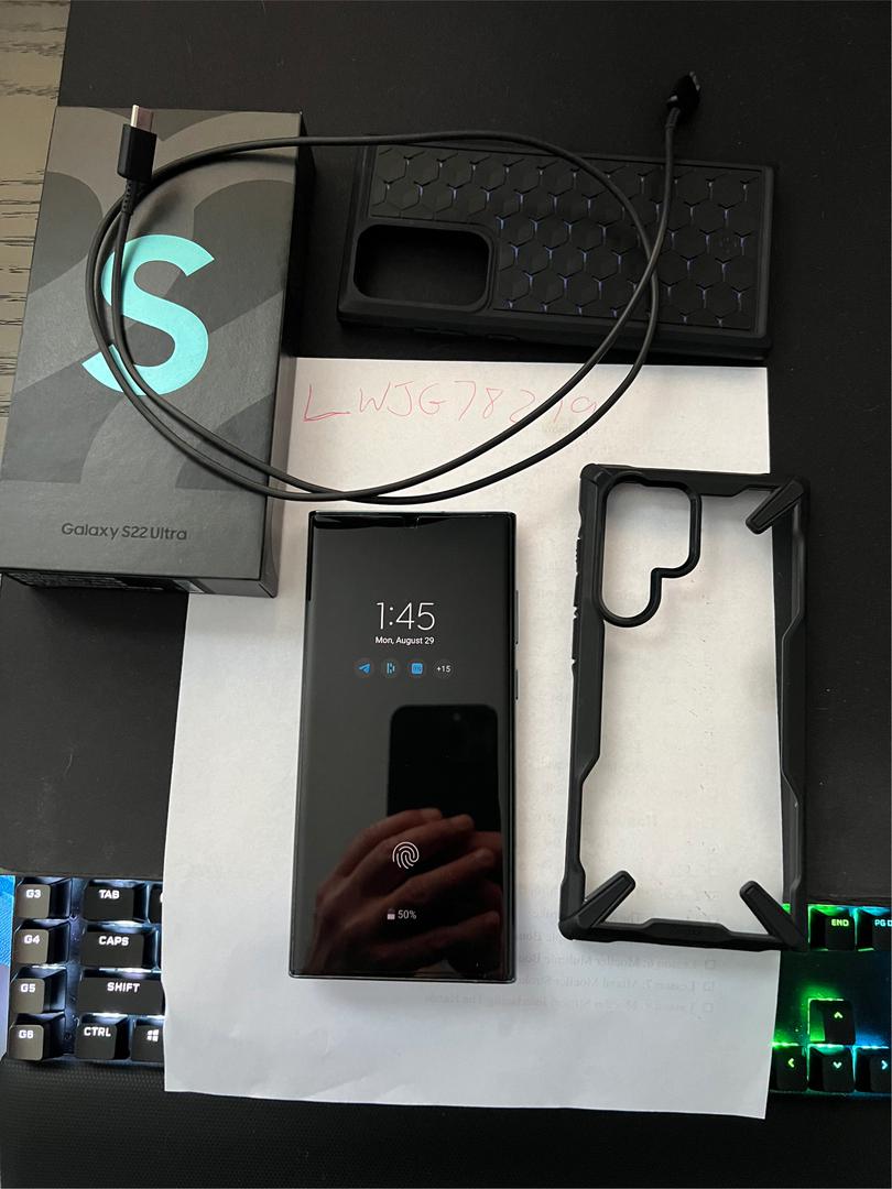 Samsung Galaxy S22 Ultra - Unlocked, Green, 512GB, 12GB, SM-S908U1 ...