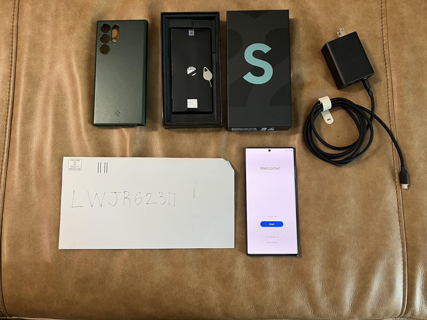 Samsung Galaxy S22 Ultra - Unlocked, Green, 512GB, 12GB, SM-S908U1 ...