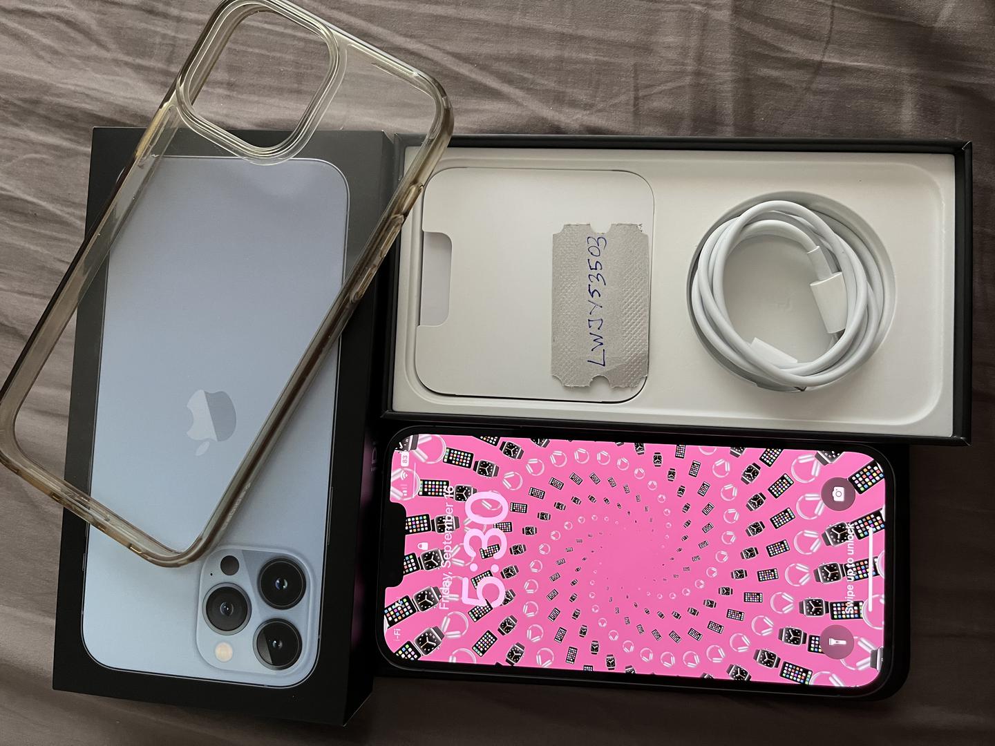 Apple iPhone 13 Pro Max - Unlocked, Sierra Blue, 256GB, A2484 ...