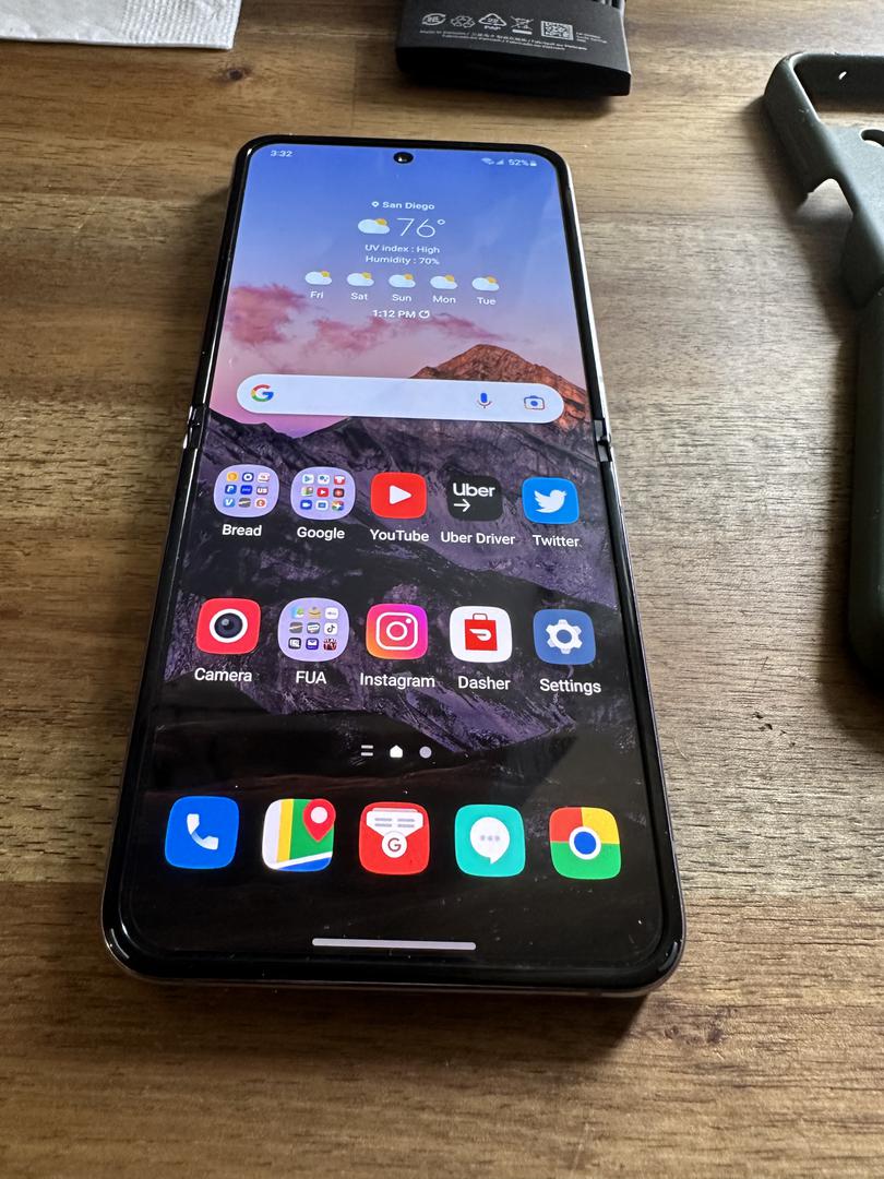 Samsung Galaxy Z Flip4 5G - Unlocked, Purple, 128GB, 8GB, SM-F721U1 ...