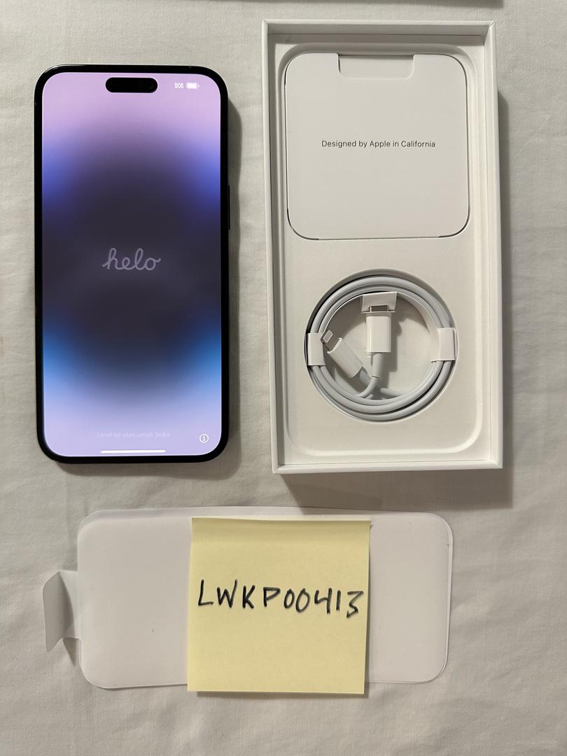 Apple iPhone 14 Pro Max - Unlocked, Black, 128GB, A2651 - LWKP00413 ...