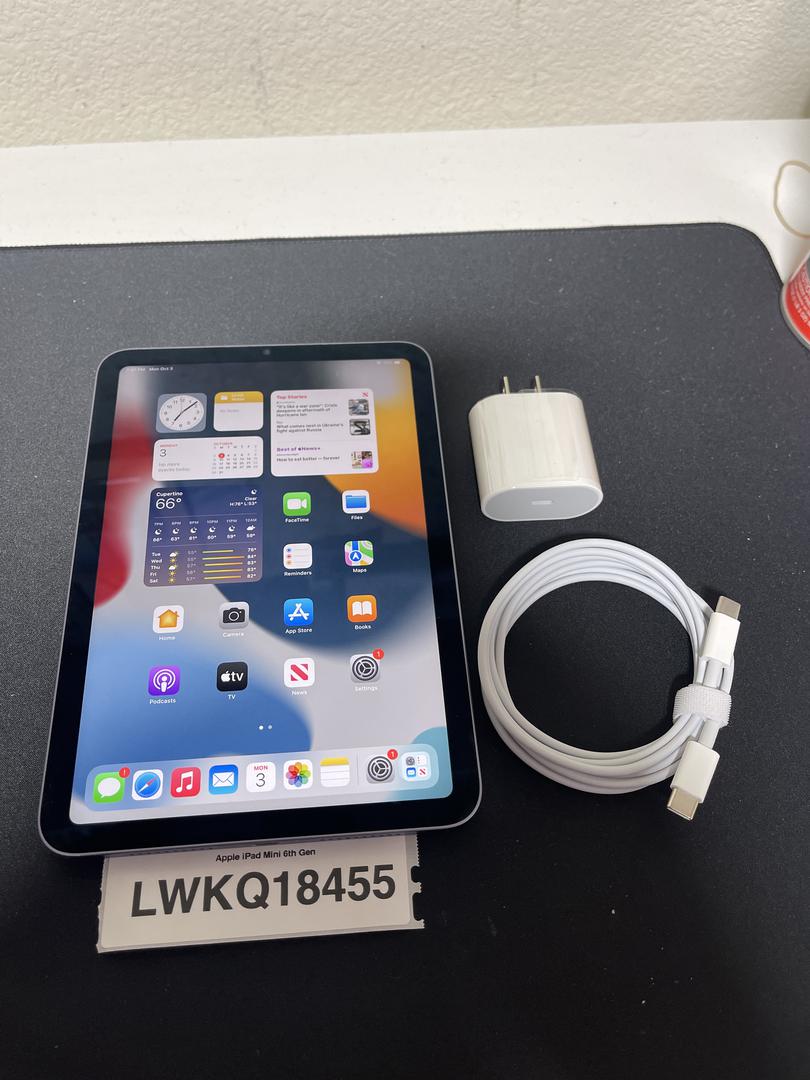Apple iPad Mini 6th Gen - Wi-Fi, Purple, 64GB, A2567 - LWKQ18455 - Swappa