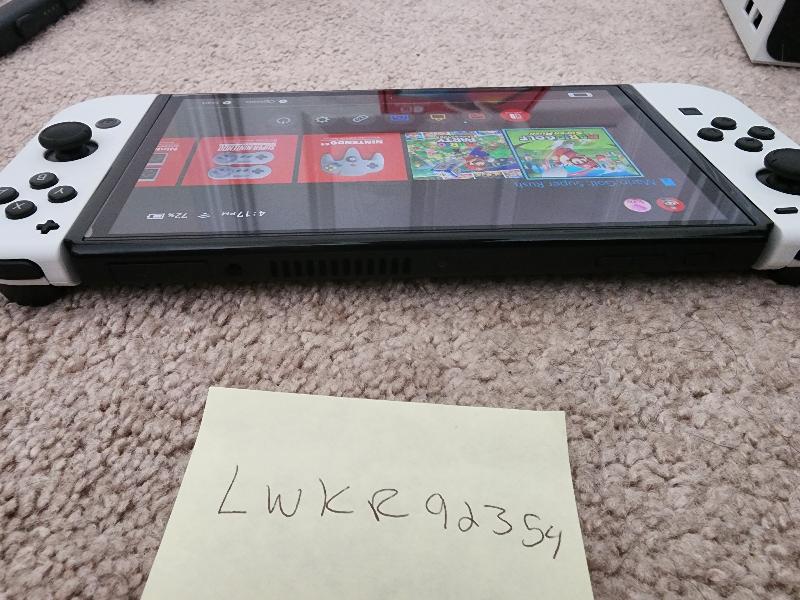Nintendo Switch - OLED - White, 64GB - LWKR92354 - Swappa