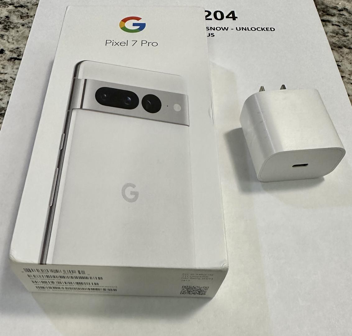 Google Pixel 7 Pro - Unlocked, Snow, 128GB, 12GB, GE2AE - LWLE54204 ...