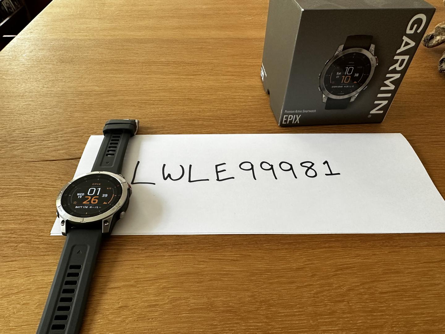 Garmin epix Gen 2 - Gray, Slate Steel in New York City - LWLE99981 - Swappa