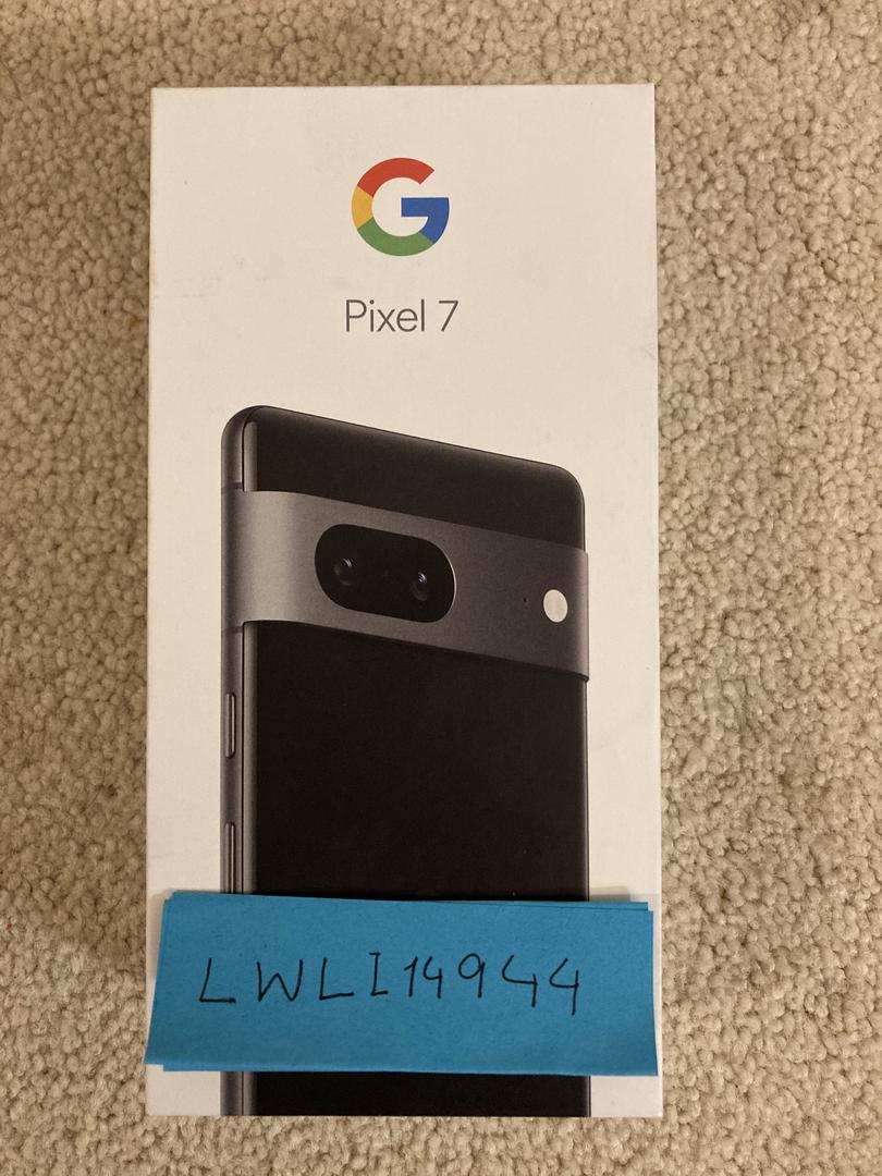 Google Pixel 7 - Unlocked, Obsidian, 128GB, 8GB, GVU6C, Sub-6 5G ...