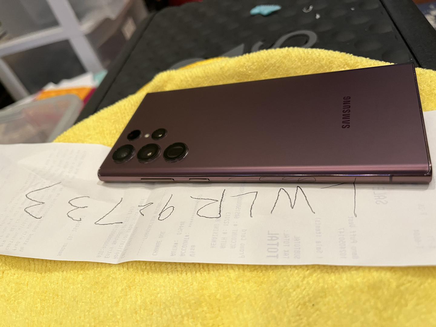 Samsung Galaxy S22 Ultra - T-Mobile, Burgundy, 256GB, 12GB, SM-S908U ...