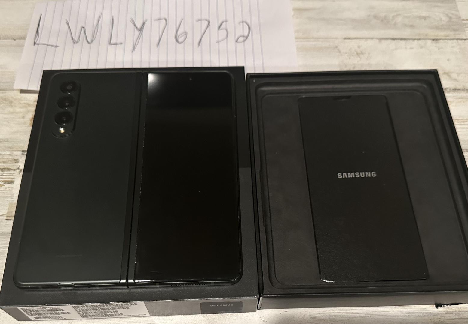 Samsung Galaxy Z Fold3 5G - Verizon, Black, 256GB, 12GB, SM-F926U ...